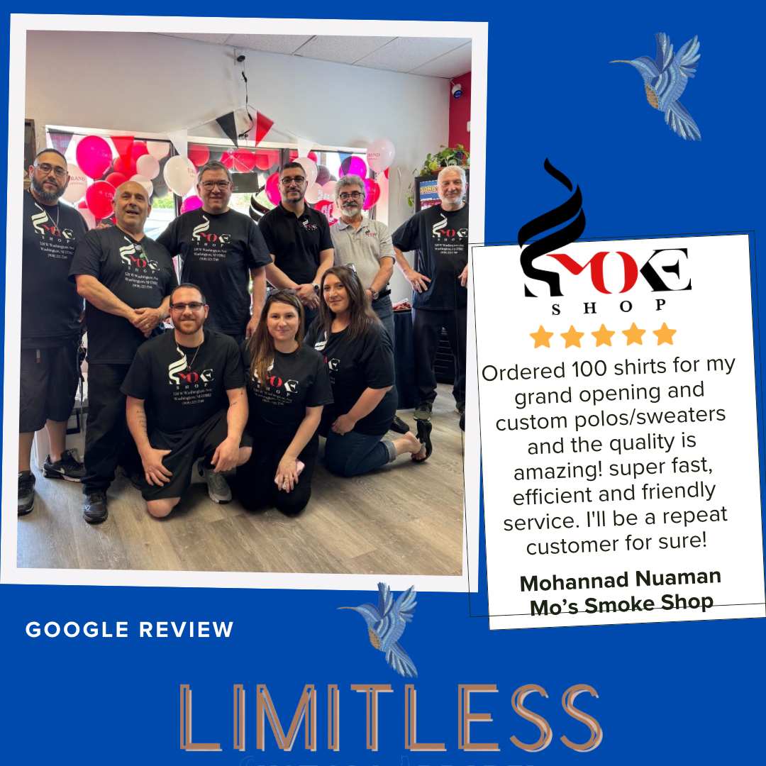 Custom Apparel & Personalized Promo| Limitless Custom Apparel